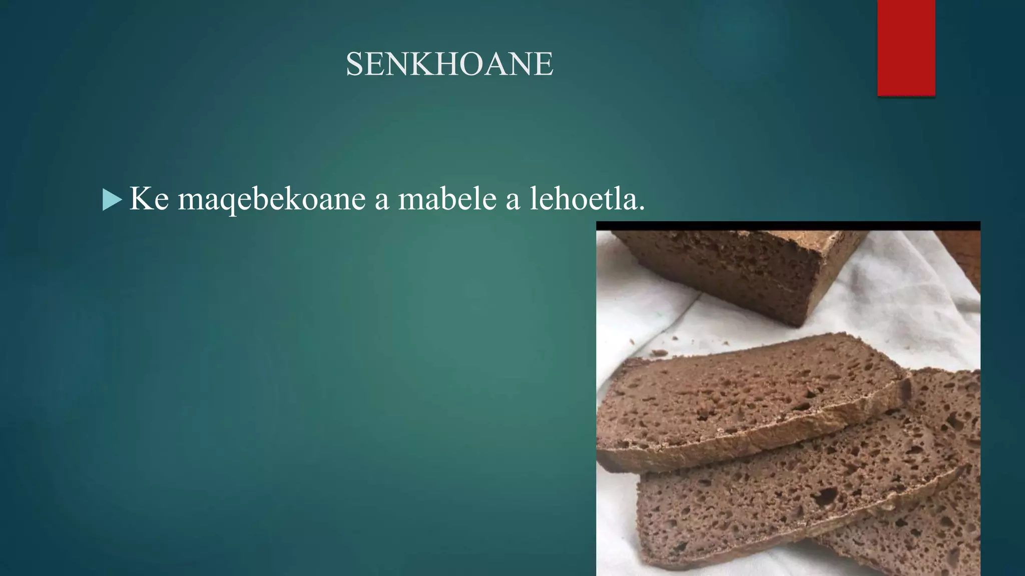 LIJO TSA SESOTHO | PPTX