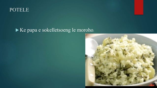 LIJO TSA SESOTHO | PPTX