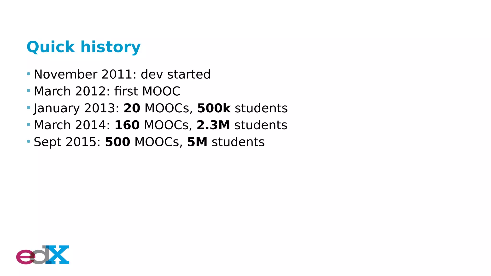 Open edX: the open and flexible Learning Management System | PPT