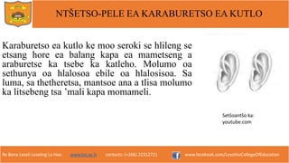 Likaraburetso | PPTX