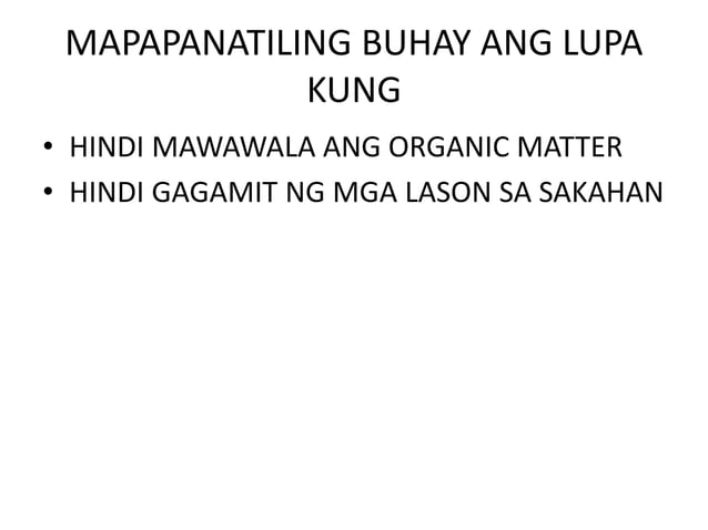LIKASAKA ang natural na paraan ng pagsasaka | PPTX