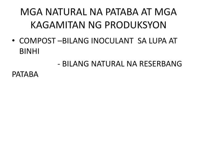 LIKASAKA ang natural na paraan ng pagsasaka | PPTX