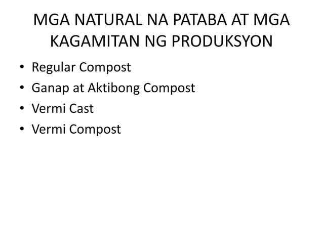 LIKASAKA ang natural na paraan ng pagsasaka | PPTX