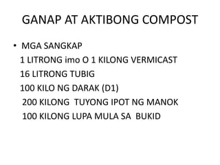 LIKASAKA ang natural na paraan ng pagsasaka | PPTX