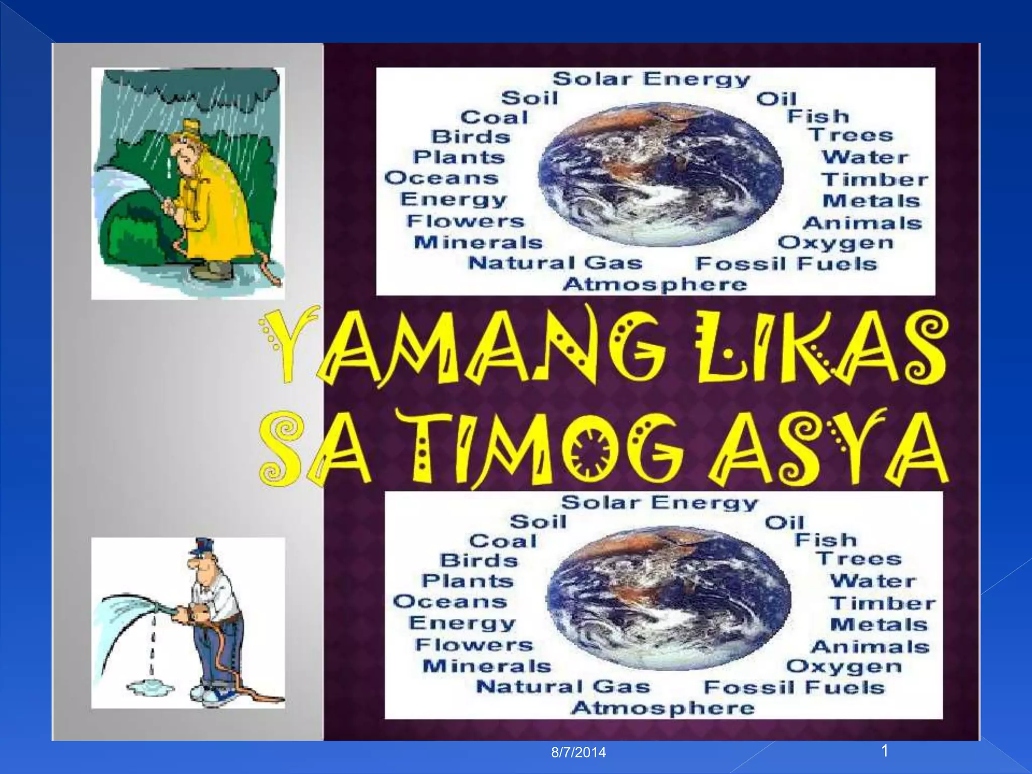Likas na yaman ng timog asya | PPTX