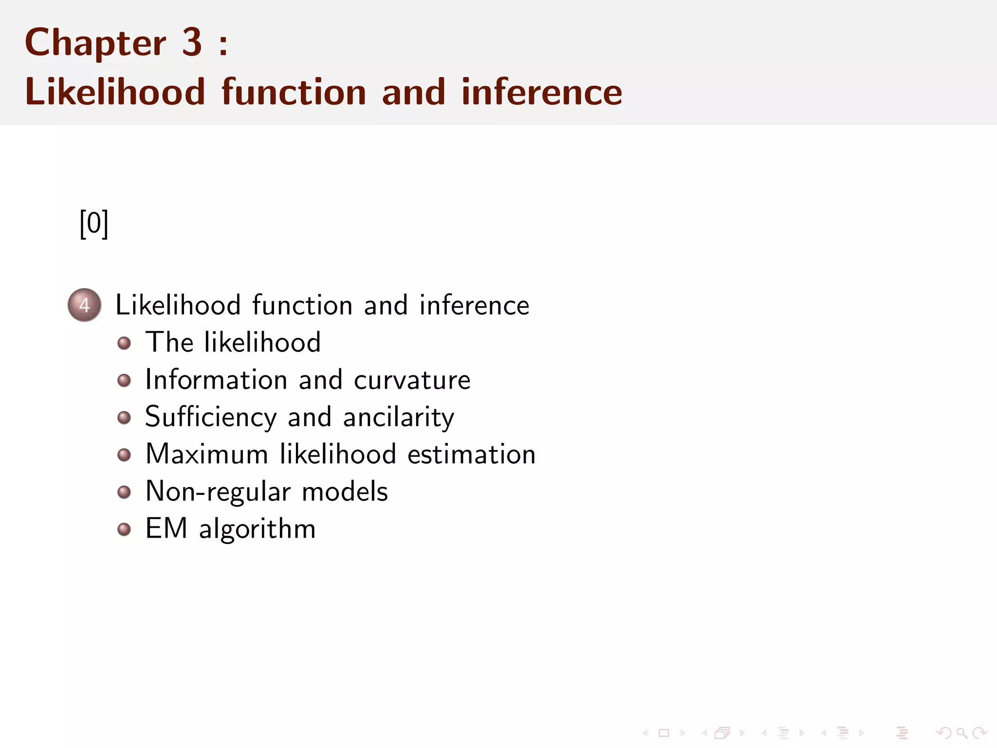 Statistics (1): estimation Chapter 3: likelihood function and likelihood estimation | PPT