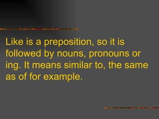 Like Versus As | PPT