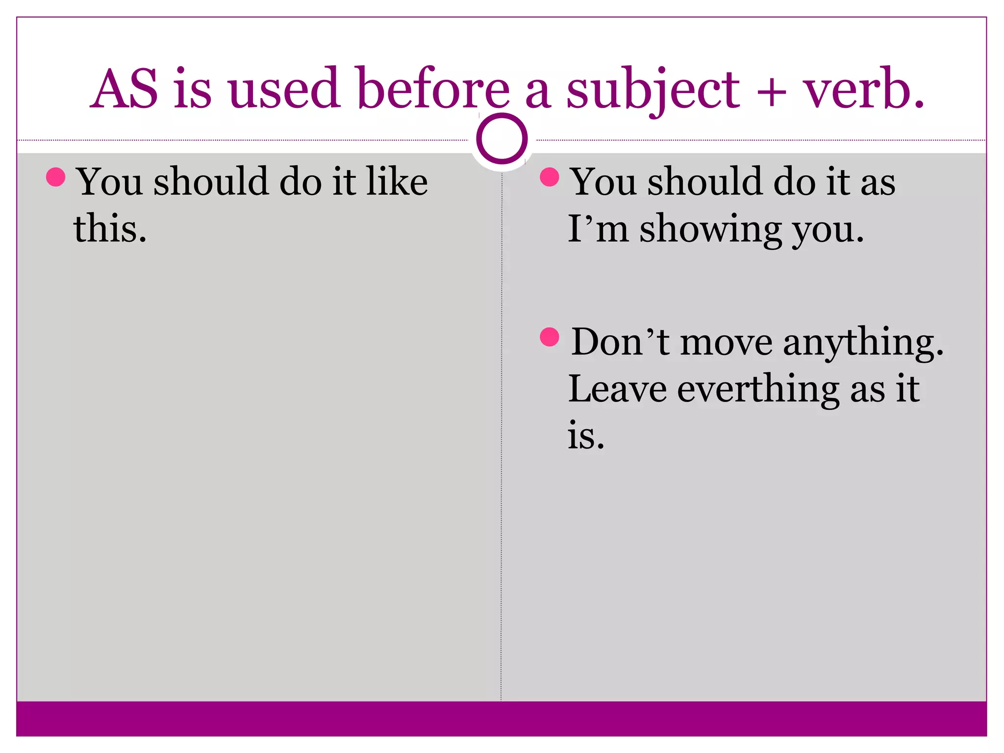 Like versus-as | PPT