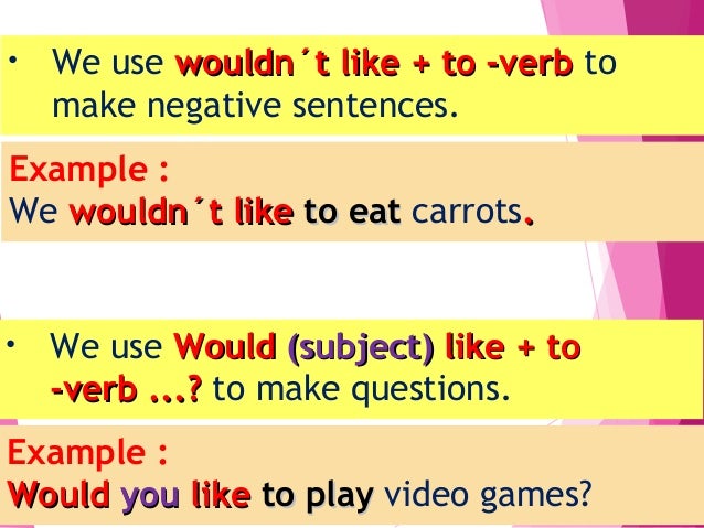 Like would like 4° b