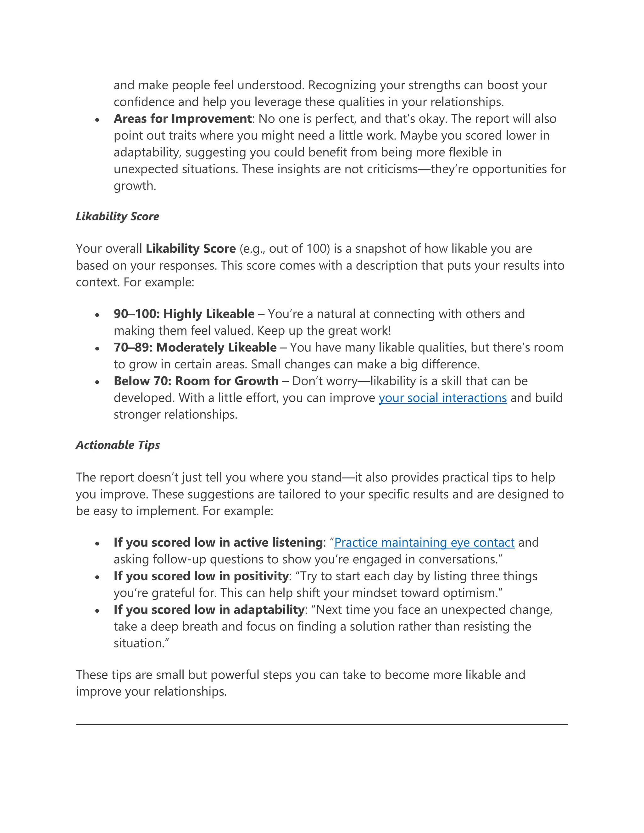 Likeable Person Test.Test your personality | PDF