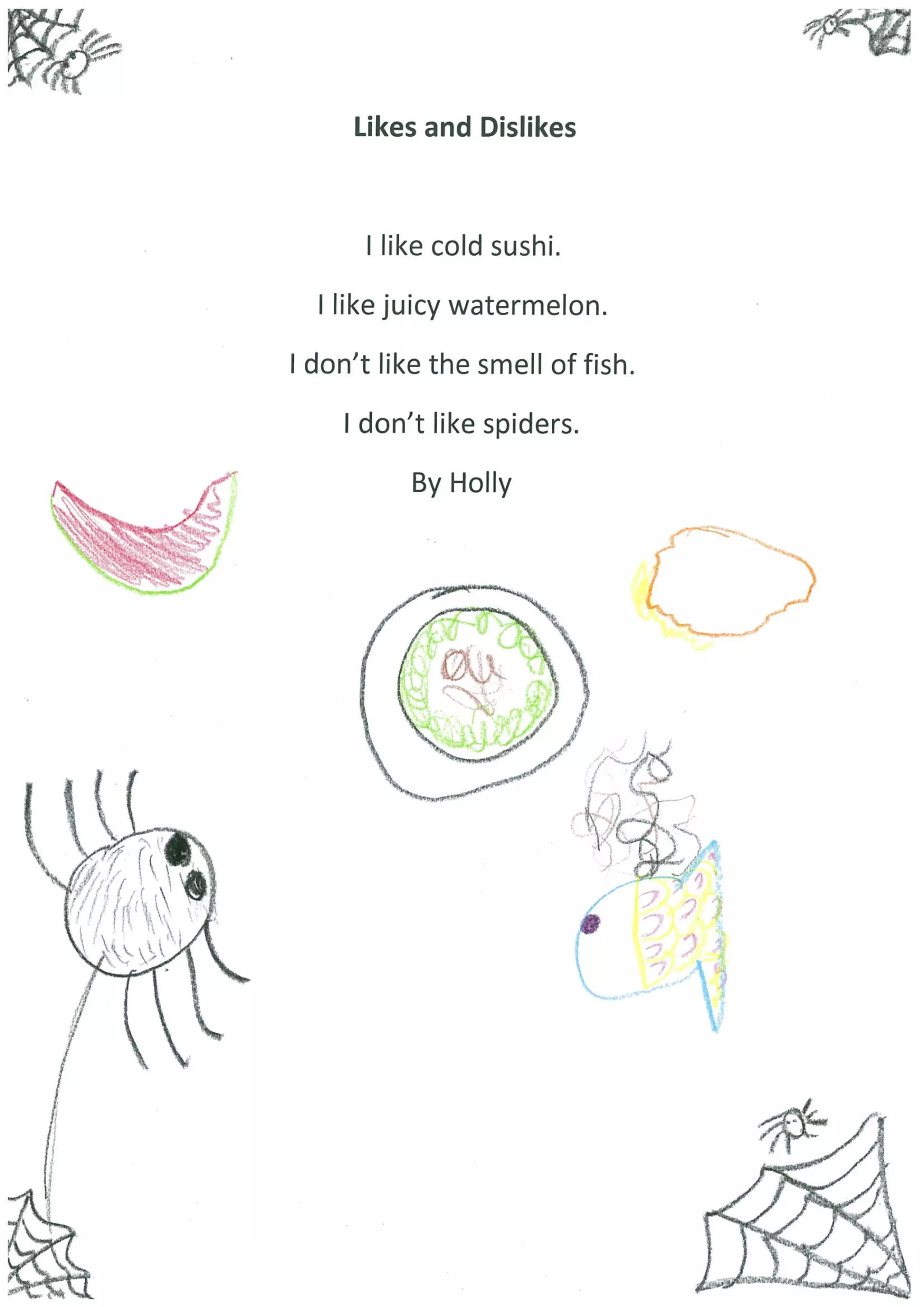 Like and dislikes poems | PDF