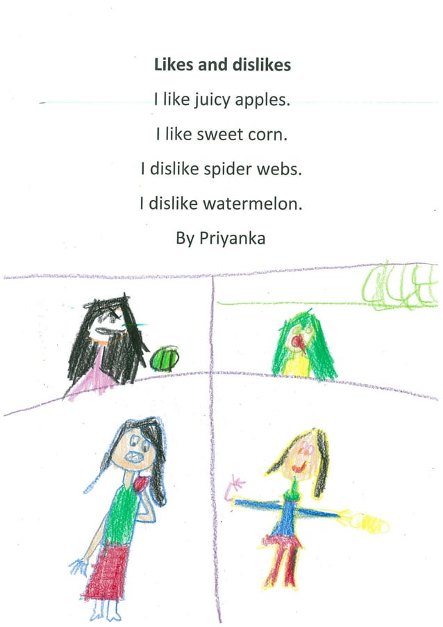 Like and dislikes poems | PDF