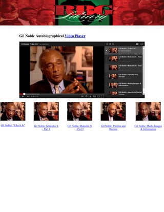 Like It is With Gil Noble: El Hajj Malik El Shabazz (Malcolm X) | A ...