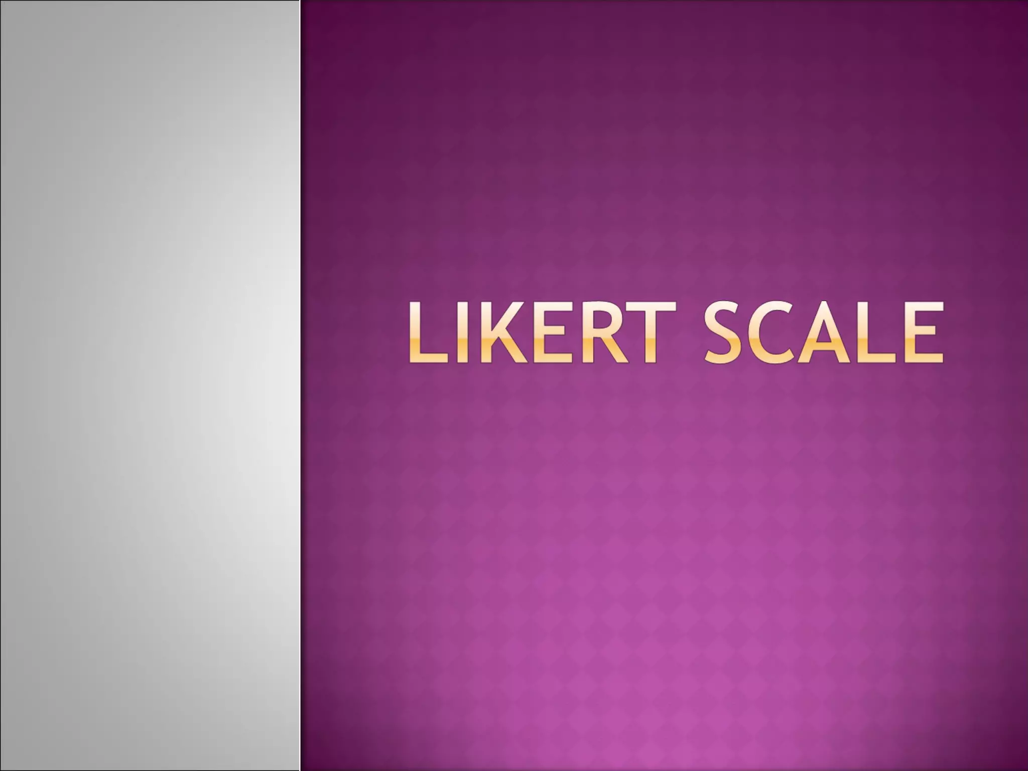 Likert Scale | PPT