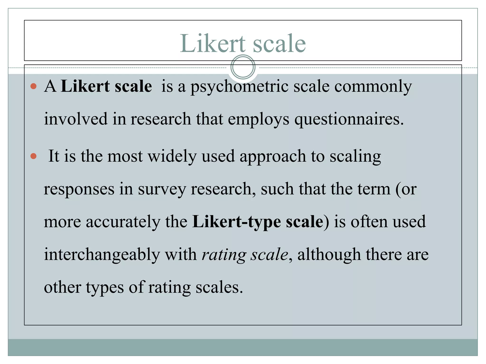 Likert scale | PDF