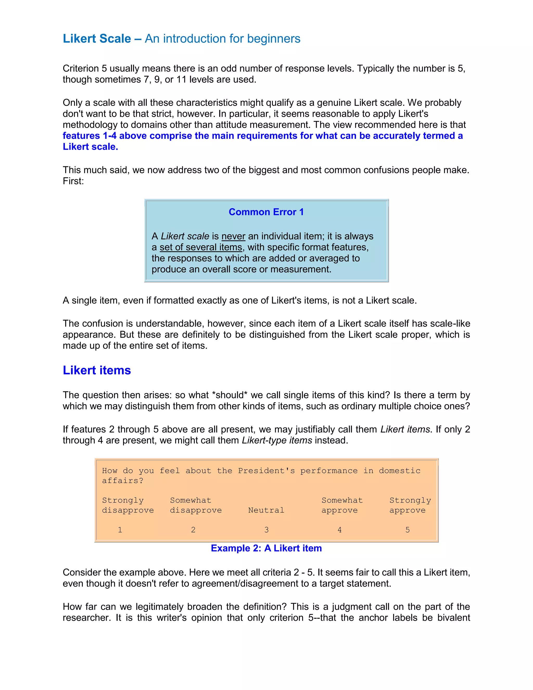 Likert scale an introduction for beginners | PDF
