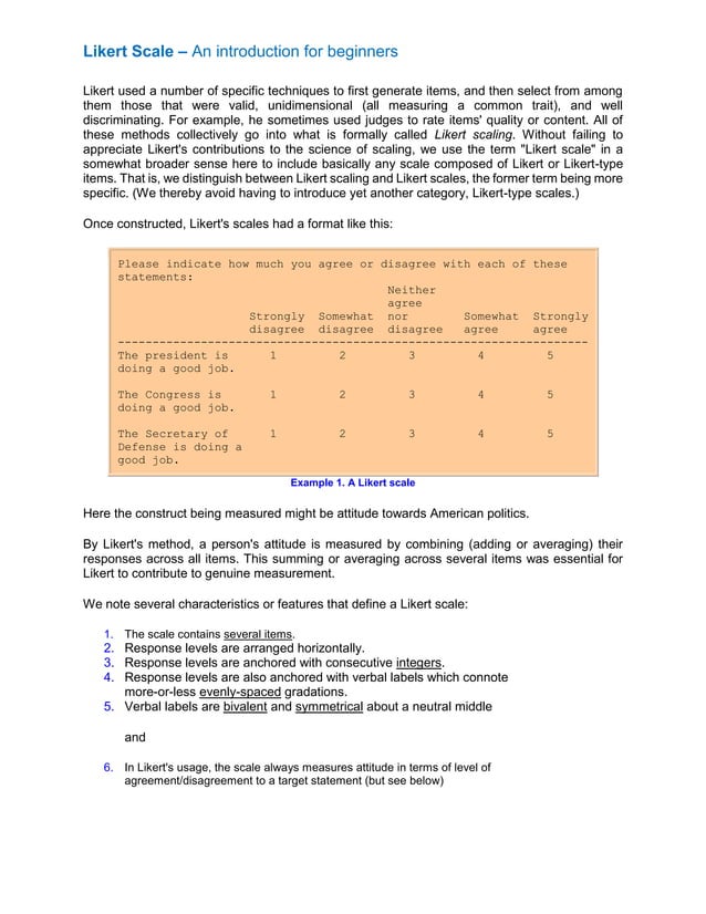 Likert scale an introduction for beginners | PDF