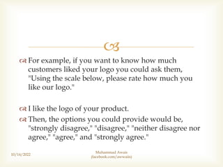 Likert Scale and Types of Questions - Mass Media Research.pptx