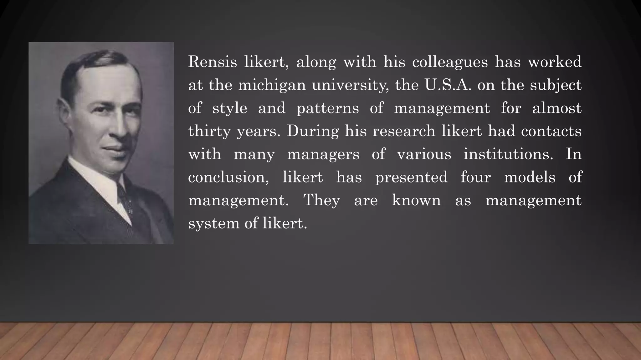 Likert's scale theory | PPTX