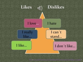 Likes and dislikes | PPT