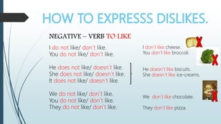Likes and dislikes | PPTX