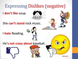 Likes and dislikes | PPTX