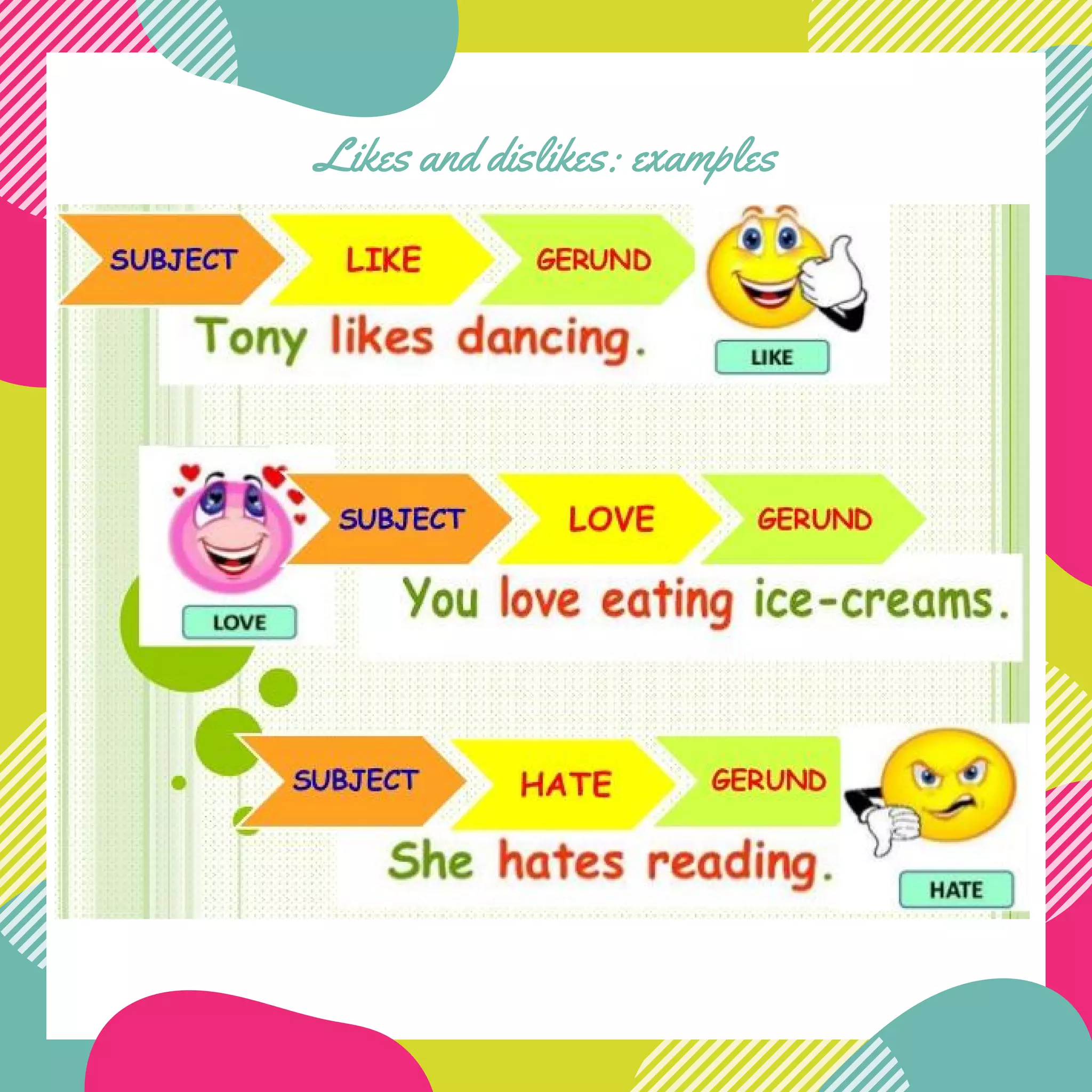 Likes and dislikes | PDF