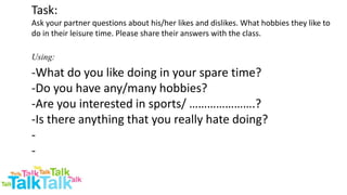 LIKES AND DISLIKES | PPTX