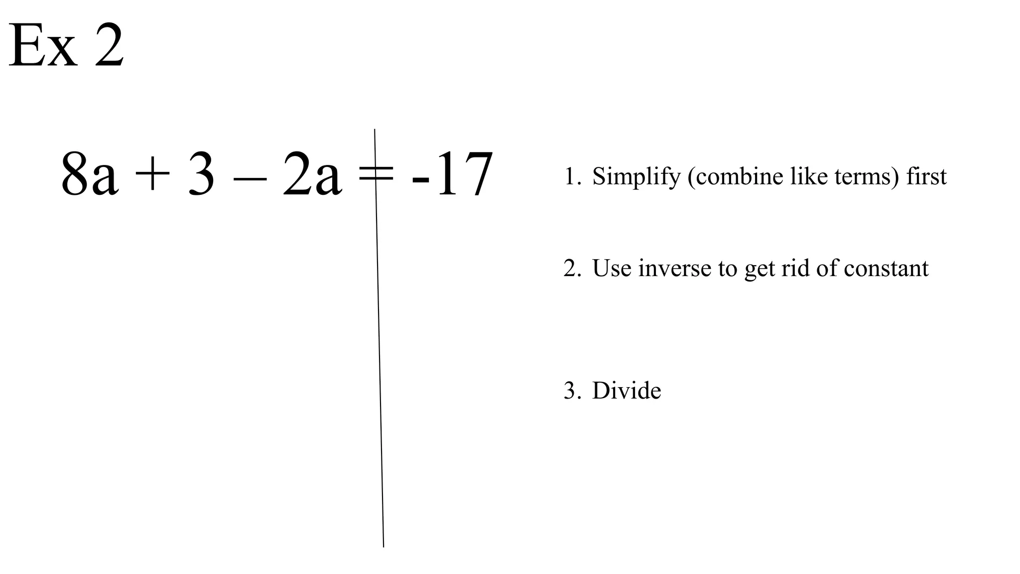 Like terms equations examples | PPTX