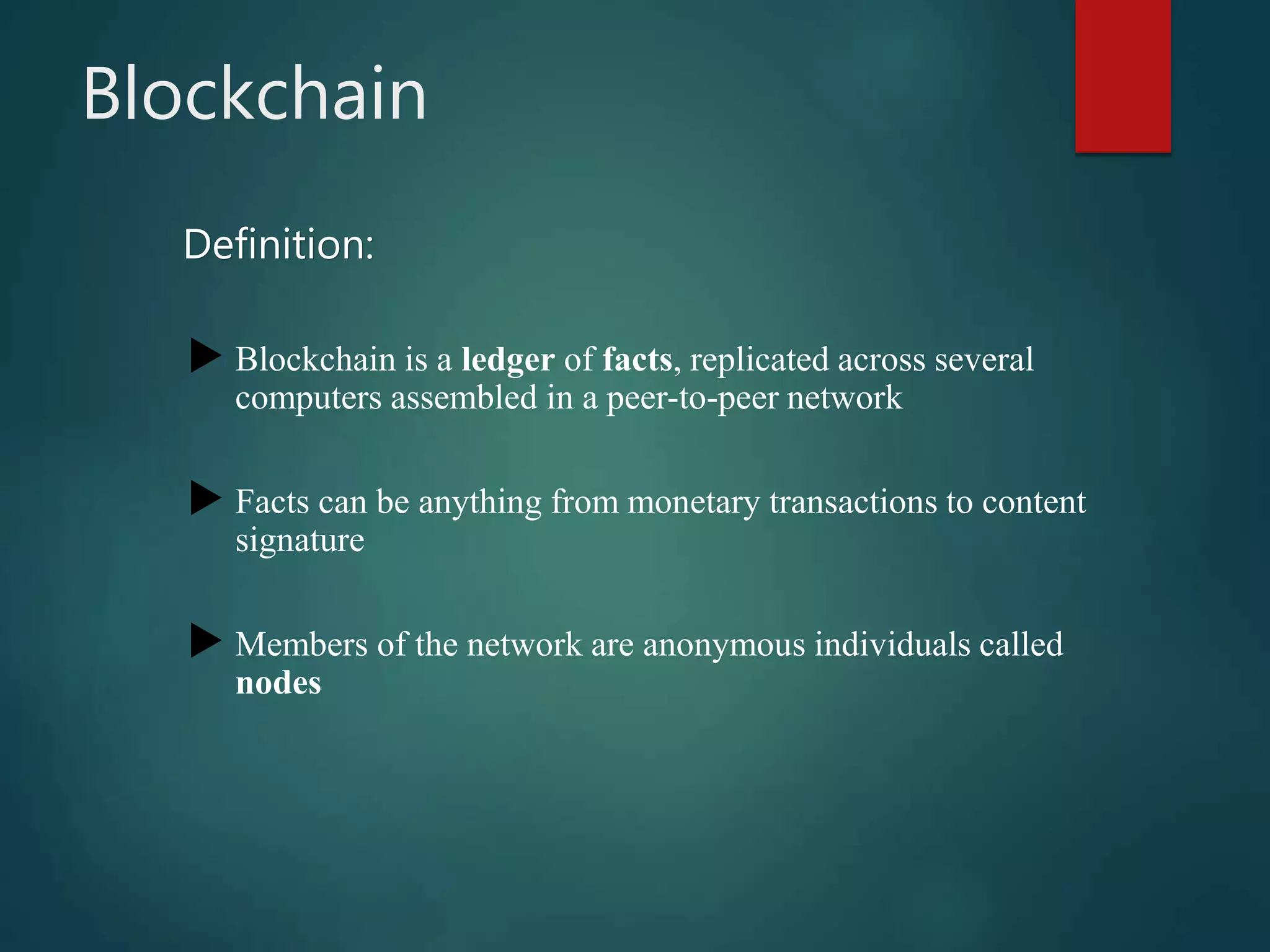 Introduction To Ethereum The Blockchain Implementation Ppt