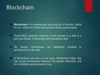 Introduction to Ethereum-the blockchain implementation. | PPTX | Internet | Computing