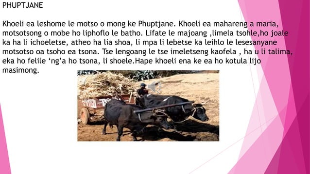 Likhoeli tsa selemo ka sesotho ka Palesa Masopha.pptx
