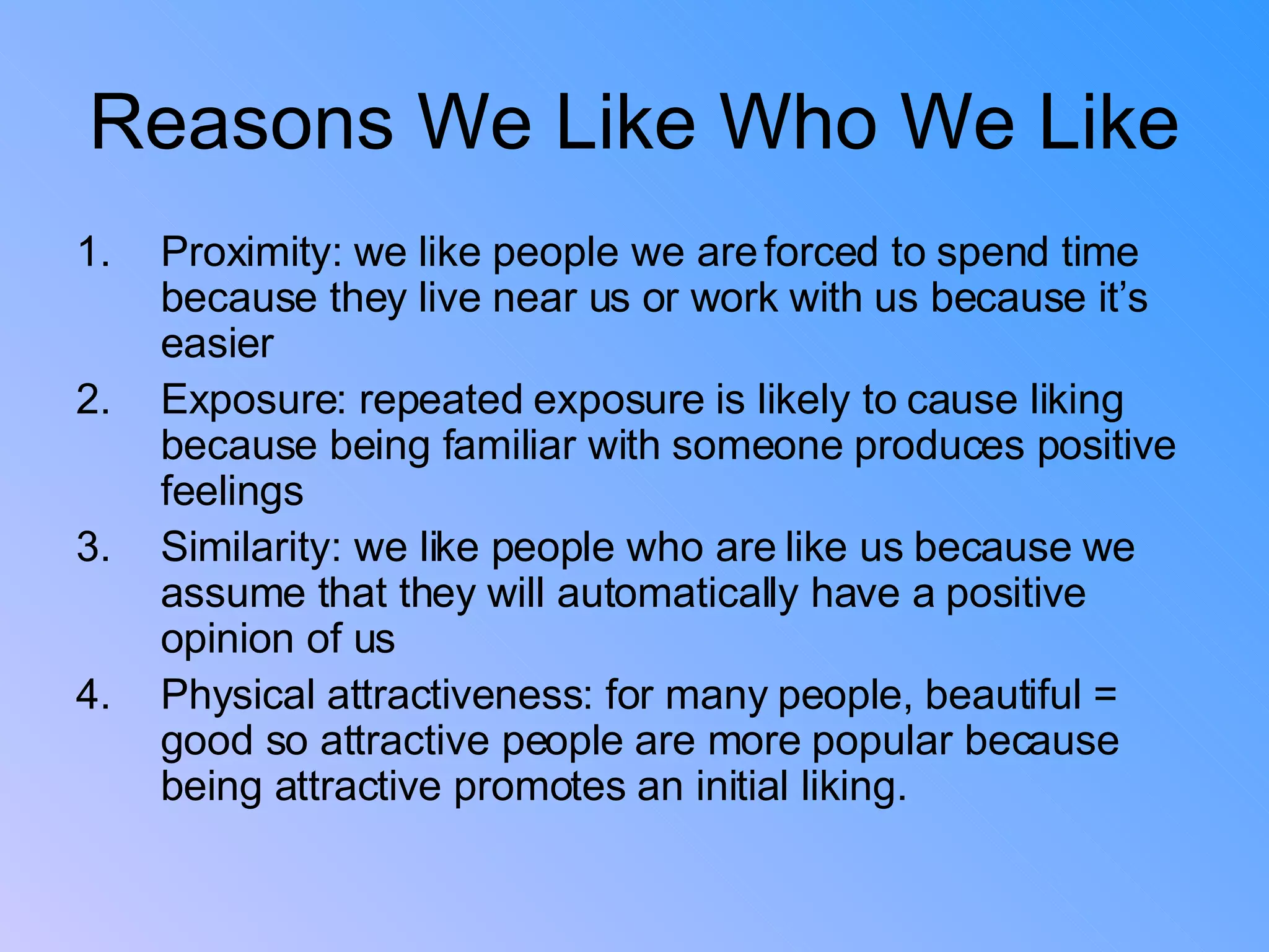 Liking, Loving And Positive(+) And Negative | PPT