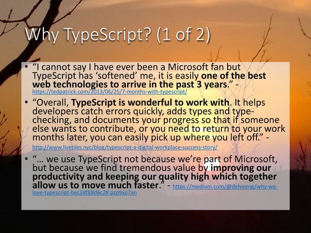 Cross Platform Angular 2 and TypeScript Development | PPT