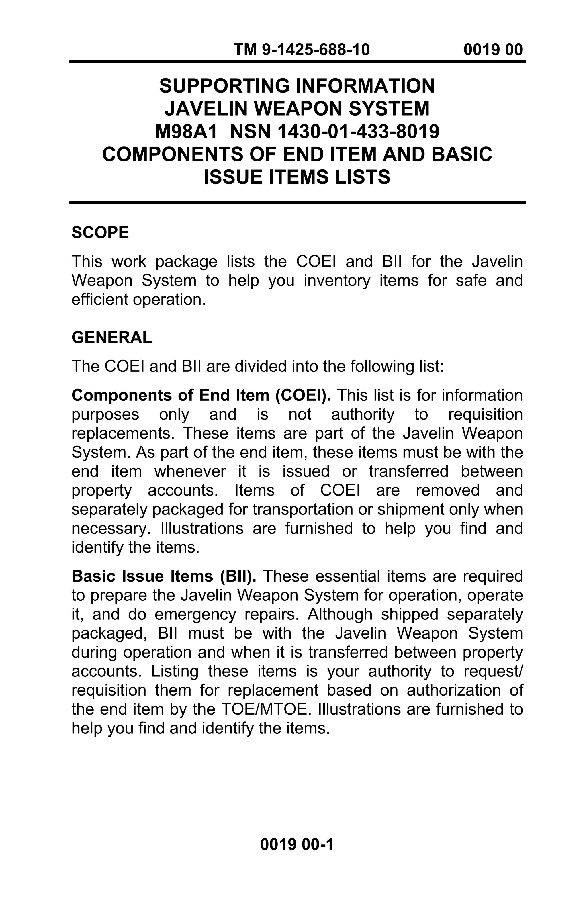 Manual Javelin | PDF