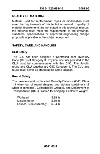 Manual Javelin | PDF