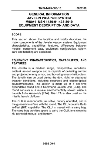Manual Javelin | PDF