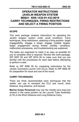 Manual Javelin | PDF