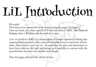 Lives in Lockdown | PPTX