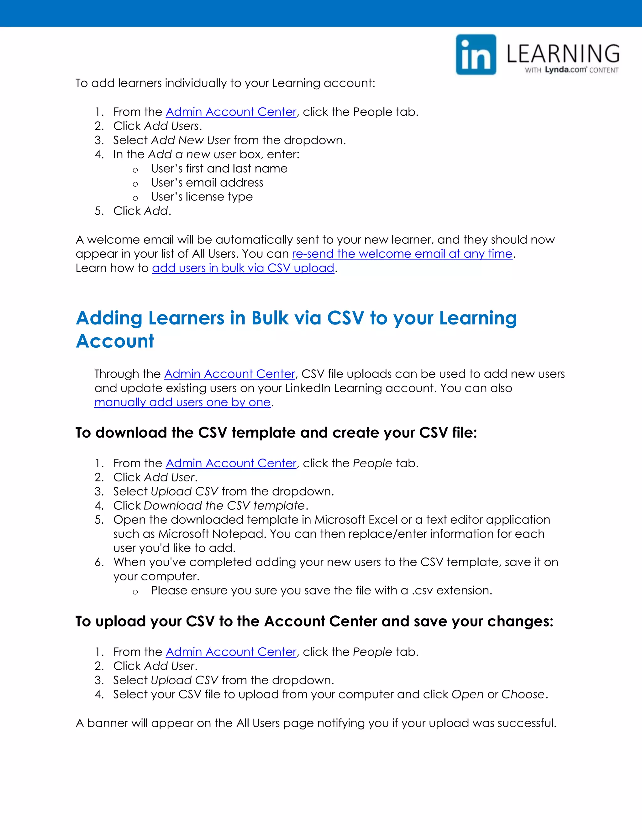 Getting Started As An Administrator In Linkedin Learning Pdf