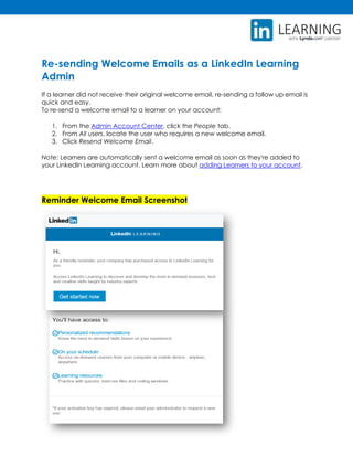 Getting Started as an Administrator in LinkedIn Learning | PDF
