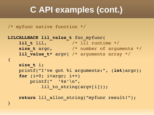 LIL Presentation | PDF | Programming Languages | Computing