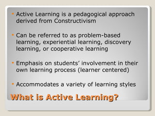 Instructional Design for the Active: Employing Interactive Technologies ...