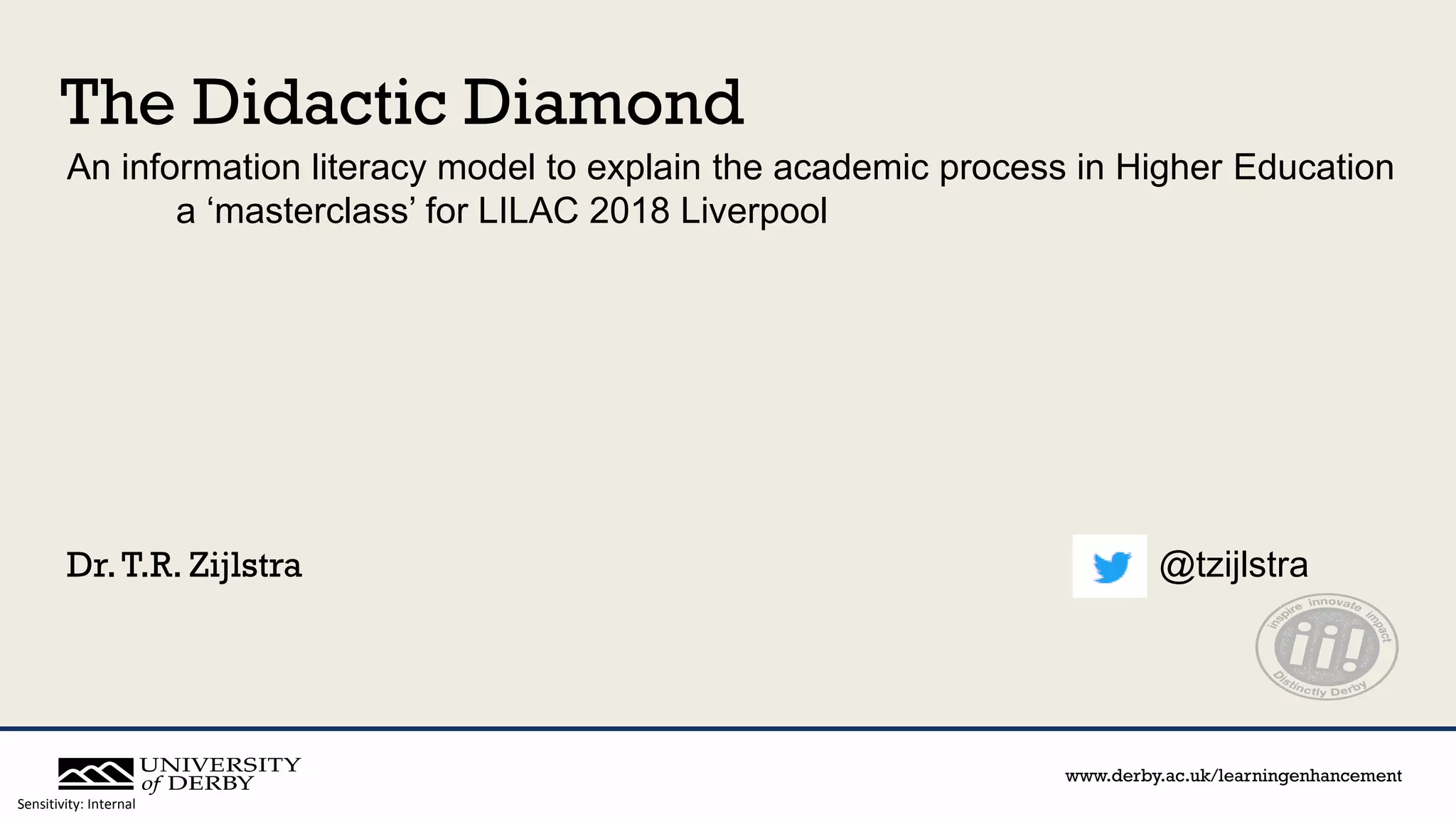 The Didactic Diamond – an information literacy model to explain the ...