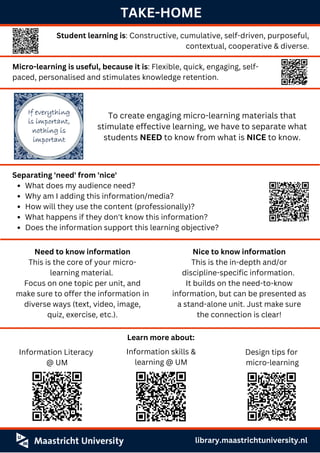 Schor, M. & van Luttikhuizen, G. Less is more - designing effective ...