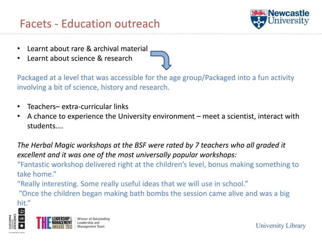 Herbal magic: from tiny acorn to mighty oak – a case study in collaboration, outreach and ...