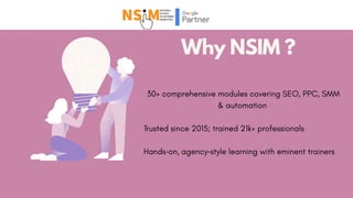 Complete Guide – SEO, Social Media, Ads, Automation at NSIM | PDF
