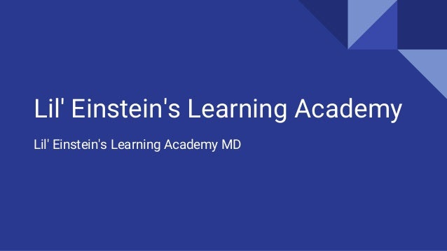 Lil' Einstein's Learning Academy