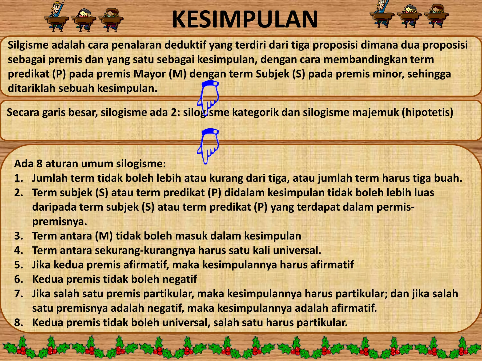 SILOGISME, DILEMA DAN SESAT PIKIR | PPTX