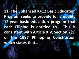 Lilian b. salan k to 12 basic education | PPTX